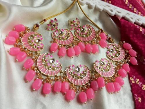 Buy Makhan Pink Alloy Jewel Set For Women Online at Best Prices in ...
