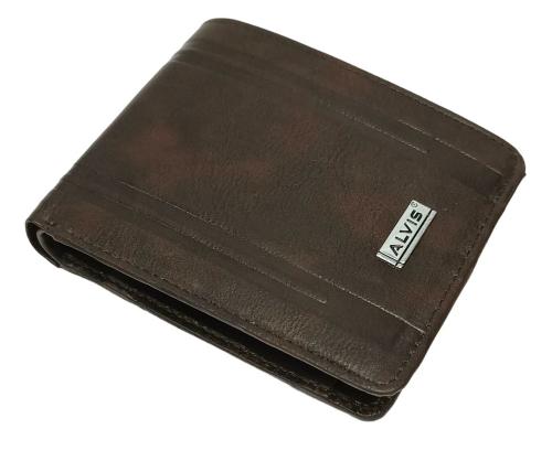 Buy ALVIS Men Brown Faux Leather Wallet Online at Best Prices in India ...