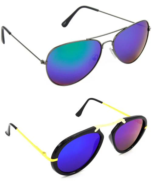 Buy Hrinkar Men Women Boys & Girls Aviator & Wrap-around Sunglasses ...
