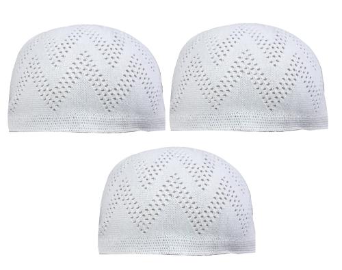 Buy ATABZ White combo Namaz Topi Muslims caps for men Online at Best ...