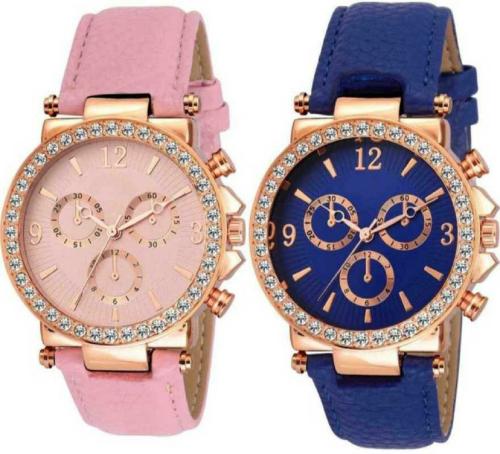 Buy HRV Multi-color Dial Multi-color Strap Analog Watch For Women ...