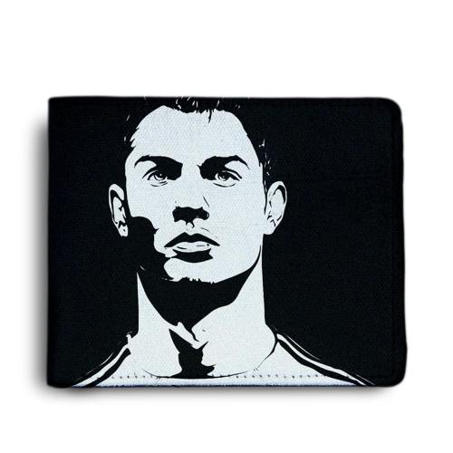 Buy Shopmantra Black Pu Leather Cristiano Ronaldo Printed Wallet ...