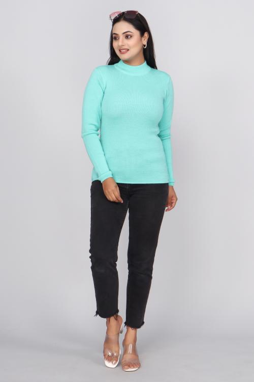 Buy SEARACE LIGHT TURQUOISE SKIVVY PULLOVER TOP Online at Best Prices ...