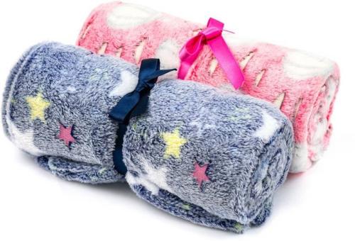 Buy A-STAR CLOTHING baby loon Self Design Crib Woolen Blanket for AC ...