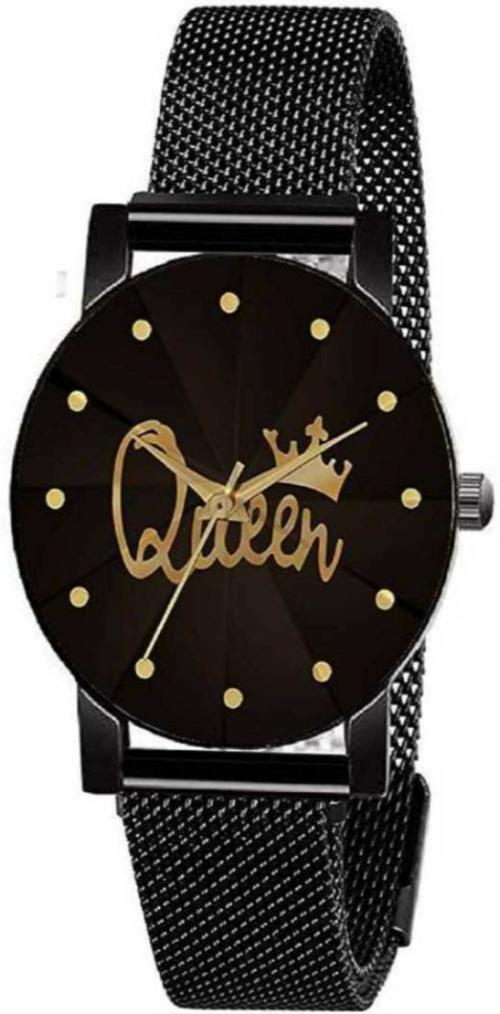 Buy Bolun Analog Black Dial Black Strap Watch For Women Online at Best ...