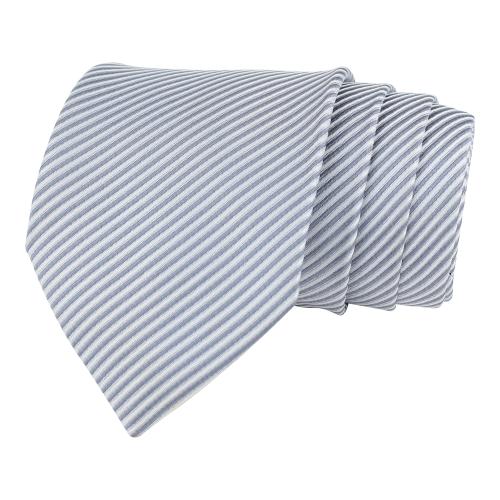 Buy Kavove The Phoenix Striped silver Necktie For Men Online at Best ...