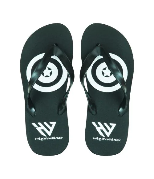 Buy HighWalker Men's Black Daily Slippers Online at Best Prices in ...