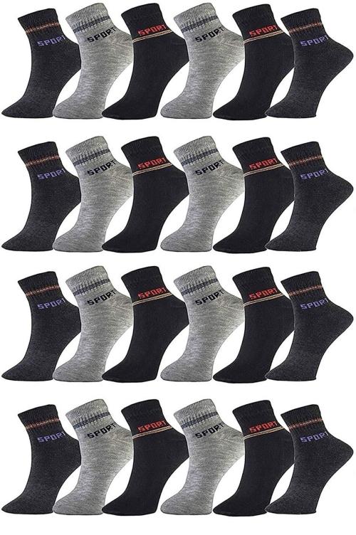 Buy Nifter Men's Cushioned High Ankle Sports Socks (Free Size) Made ...