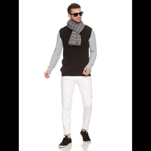 Buy CRAFTSHUB Woolen Ethnic Design Casual Warm Winter Wear Muffler ...