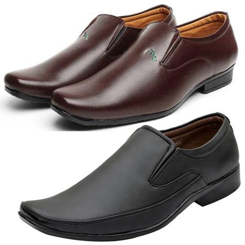 Buy Vitoria Stylish Leather Formal Shoes Combo For Men And Boys ,Pack ...