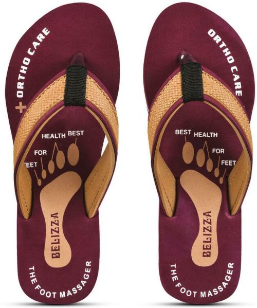 Buy Belizza Flip for women (Maroon 6) Online at Best Prices in India ...