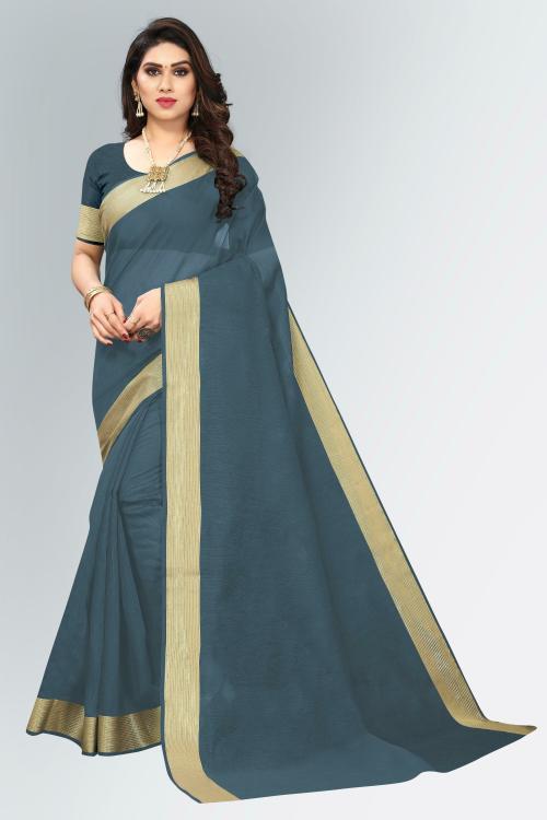 Buy sareya veela Paithani Women Grey Solid Art Silk Sarees Online at Best Prices in India - JioMart.