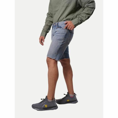 Buy Rad Prix Men Faded blue Distressed Denim Shorts Online at Best ...