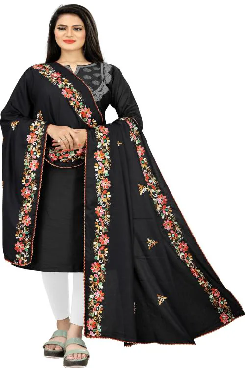 Buy Ebadat Rayon Embroidered Women Dupatta Online at Best Prices in ...