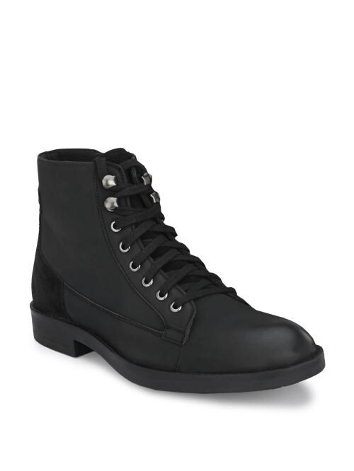 Buy Delize Mens Black Derby Boots Online at Best Prices in India - JioMart.