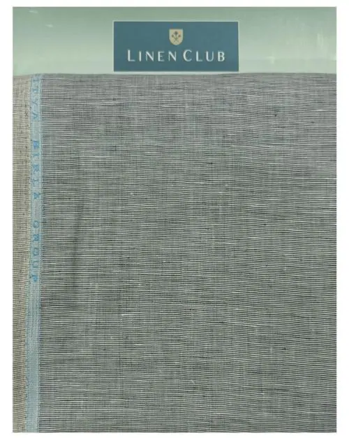 Buy Linen Club Men Olive Solid Linen Shirt Fabric Online at Best Prices ...