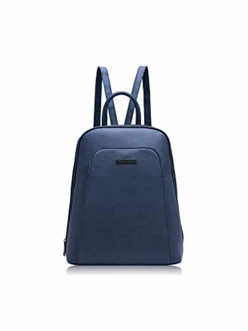 Buy Caprese Blue Faux Leather Backpack Online at Best Prices in India ...
