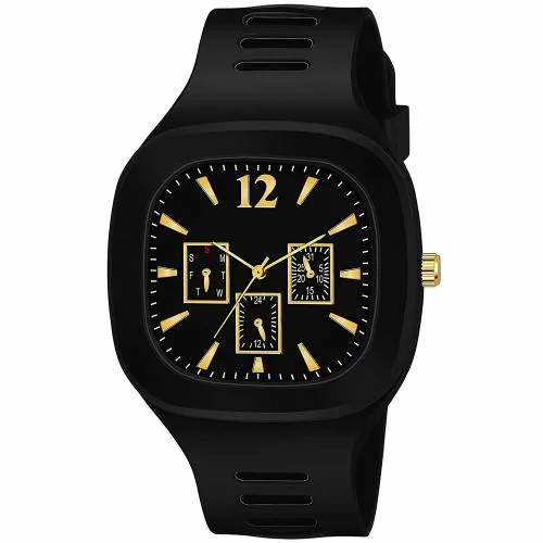 Buy RTK New Black Chronograph Analog Watch For Men,Boys Online at Best ...