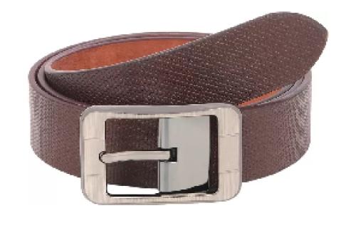 Buy Runsi International Men Brown Genuine Leather Belt Online at Best ...