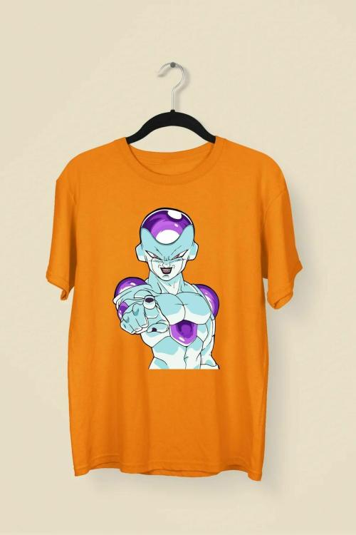 Buy Wild Punk Pointing Frieza 100% Cotton Premium Unisex Printed Tshirt ...