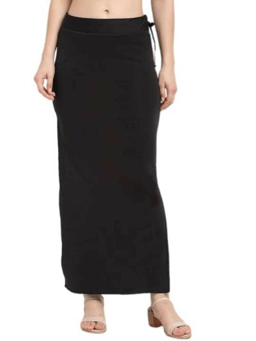 Buy KaBaaT Women Black Lycra Petticoat (XXL) Online at Best Prices in ...