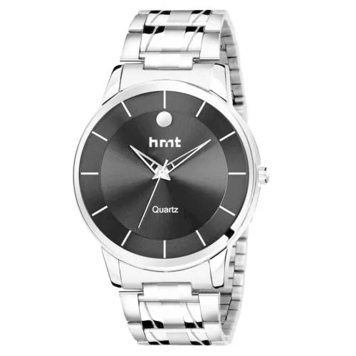 Buy hrnt Analog Black Dial Silver Strap Watch for Men (hrntB-S9022 ...