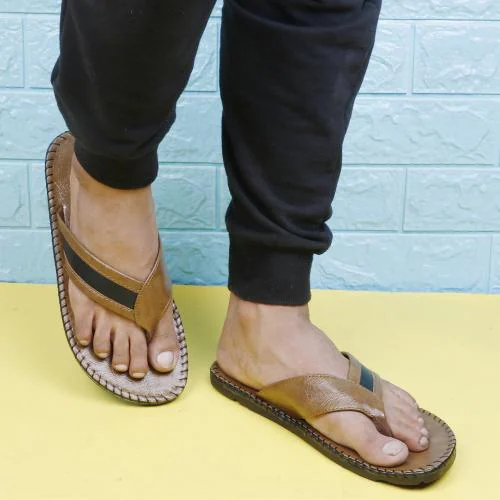 Buy Burghalstyle Casual Slippers For Men Made Of Artificial Leather ...