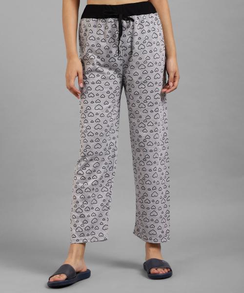 Buy Christy World Women Grey Printed Single Pyjamas Online at Best ...