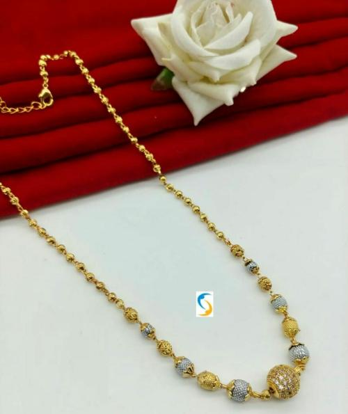 Buy shrinathji imitationNew Designer Gold Plated Chain Online at Best ...