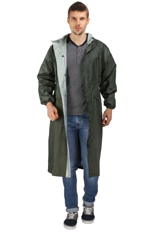 Buy Goodluck Men's Overcoat/Raincoat/Rainwear/Rainsuit Online at Best ...