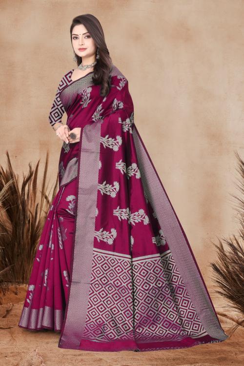 Buy WELCRON CREATION Sarees For Women Indian Bollywood Organza Silk ...