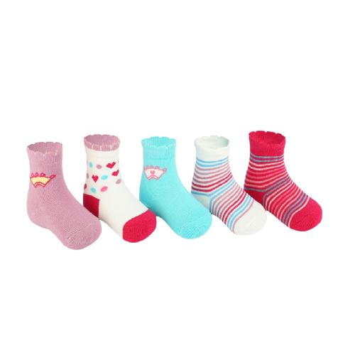 Buy SOX 23 Baby Socks Toddlers Breathable Cute Print Sock COMBED COTTON ...