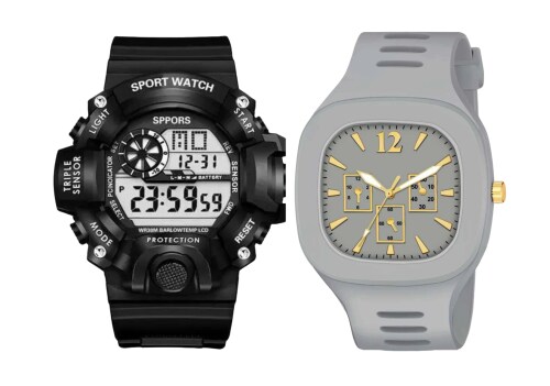 Buy KIMY Digital Sports & Miller Analog Combo Watch" for Men and Boys ...