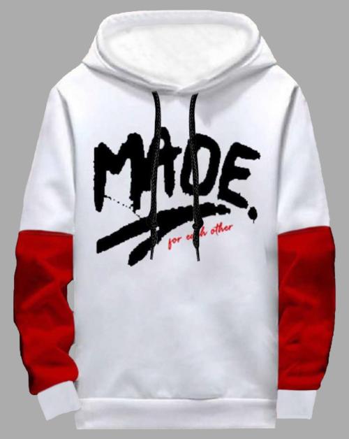 Buy FastColors Hooded White Full Sleeve Tshirt Online at Best Prices in ...