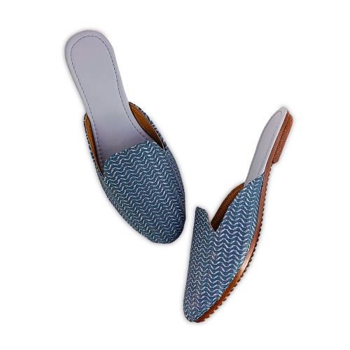 Buy Sayera's trendy Grey Embellished Mule For Women Online at Best ...