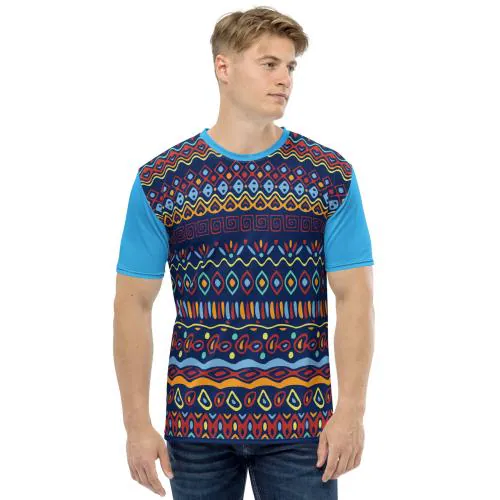 Buy CLOTHINK HUB Men's Regular Fit Half Sleeve Multicolor Printed Solid ...