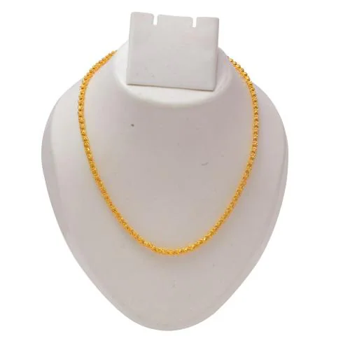 Buy Pallavi Creations Gold Plated Chain Phool(Flower) Long Chain Daily ...