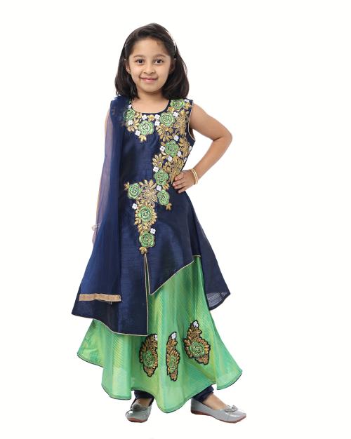Buy Ashwini Girls Embroidery Tapeta Salwar Suit | Indian Ethnic Kids ...