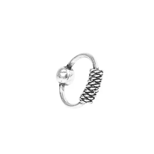 Buy ELOISH 92.5 Sterling Silver Nose Rings for Women. 92.5% Pure Silver Nose Ring for Girls ...