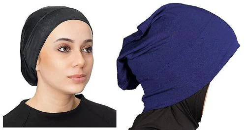 Buy PlutoProm Women Under Scarf Hijab Cap 2 Pcs Under Caps for Turban ...