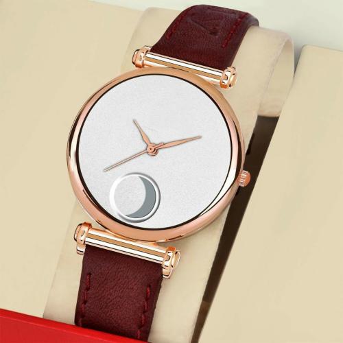Buy Bolun Analog White Dial Red Strap Watch For Women Online at Best ...