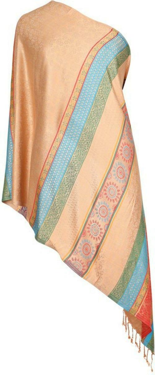 Buy Vasaba Viscose Woven Women Shawl (Beige) Online at Best Prices in India - JioMart.