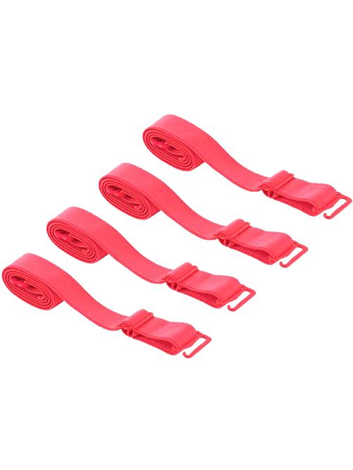 Buy StyFun Women Dark Pink Solid Nylon Pack of 2 Straps Online at Best ...