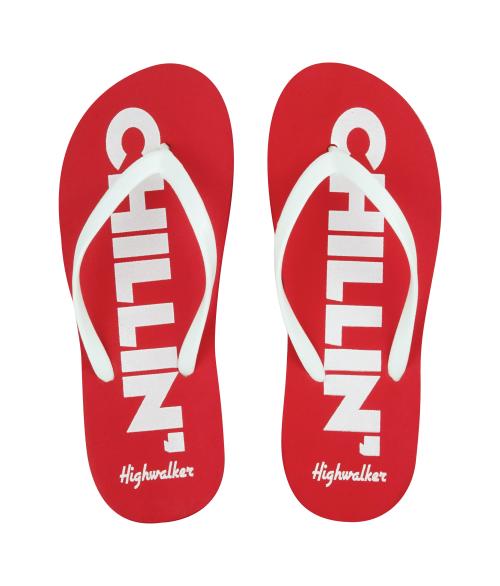 Buy HighWalker Women's Red Flip Flops Online at Best Prices in India ...