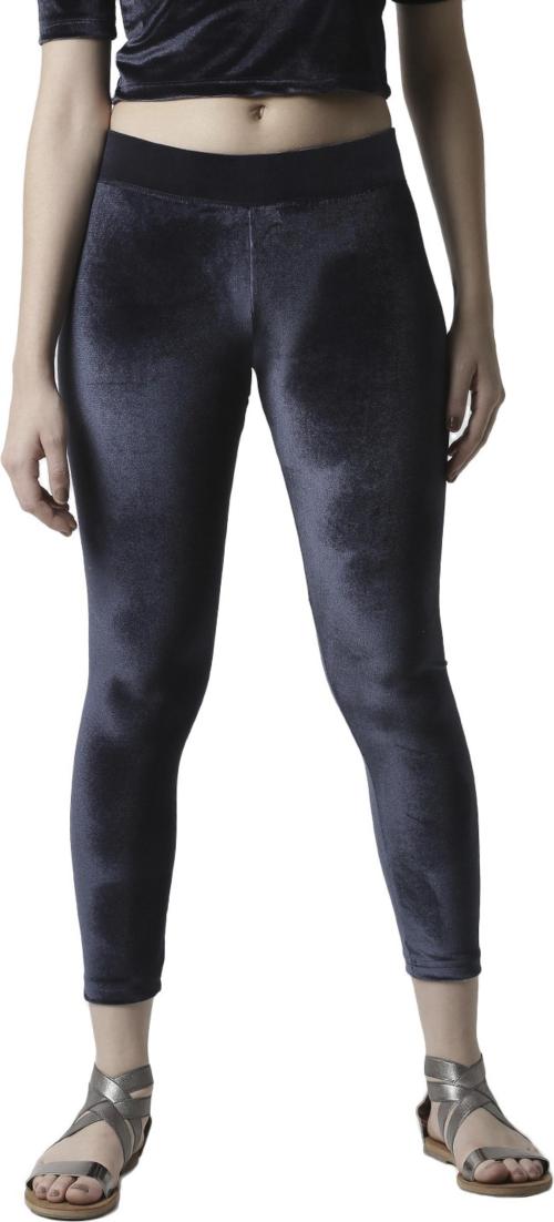 Buy De Moza Women Blue Solid Polyester Tights (M) Online at Best Prices ...