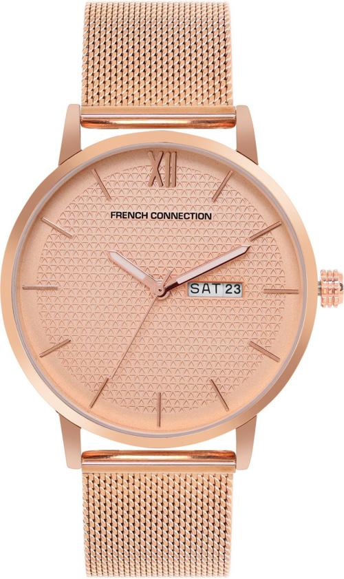 Buy French Connection Analog Rose Gold Dial Rose Gold Strap Watch For ...