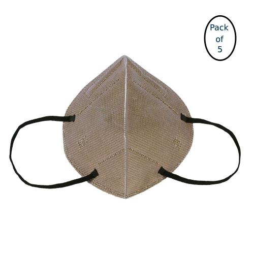 Buy VIBE Unisex Pure Copper Antiviral N95 Earloop Mask(Pack of 5 ...