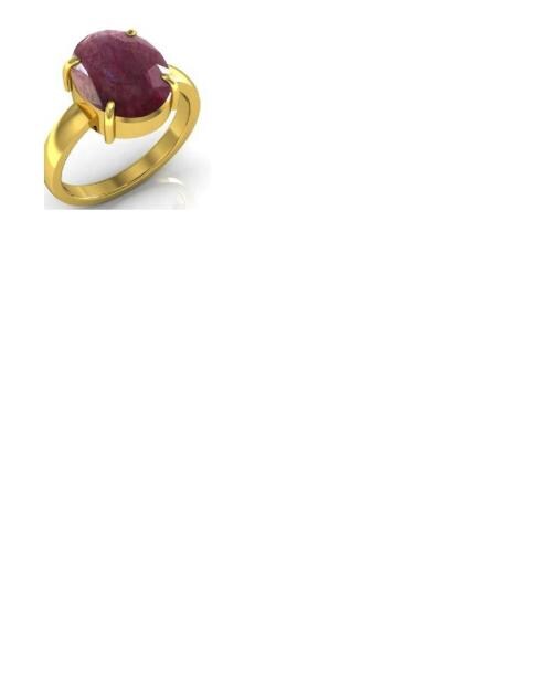 Buy CEYLONMINE Copper Ruby Gold Plated Ring Online at Best Prices in ...
