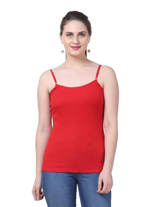 Buy SPLASH Women Red Camisole XL_Red Online at Best Prices in India ...