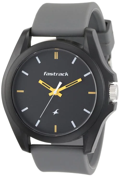 Buy Fastrack Analog Dial Grey Band Grey Watch-68011Pp08 For Unisex ...